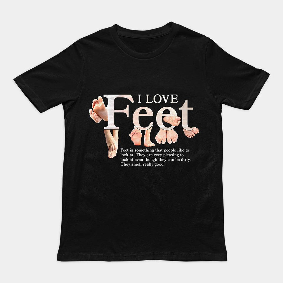 I Love Feet T Shirt Orbital Clothing
