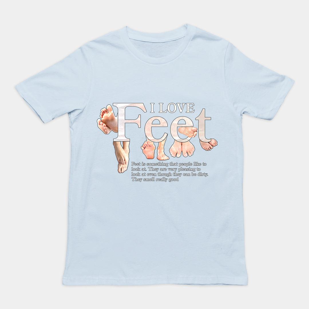 I Love Feet T Shirt Orbital Clothing